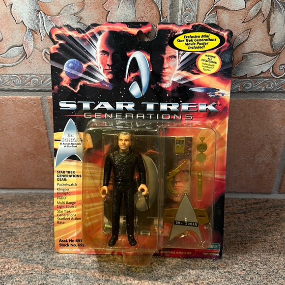 Star Trek | Toys | Star Trek Generations Dr Soran Figurine | Poshmark